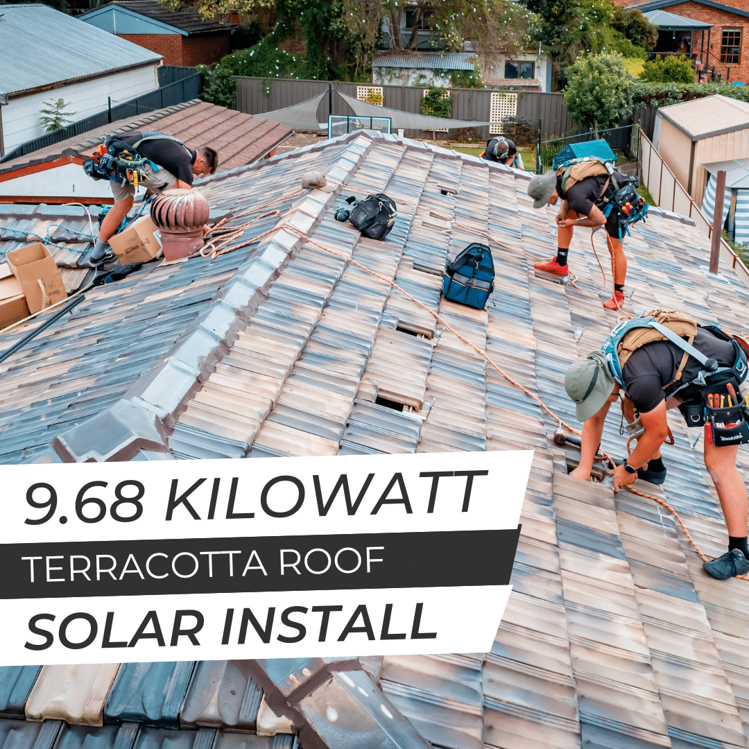 Installing 22 Panels on a Terracotta Roof | Penrith Solar Centre
