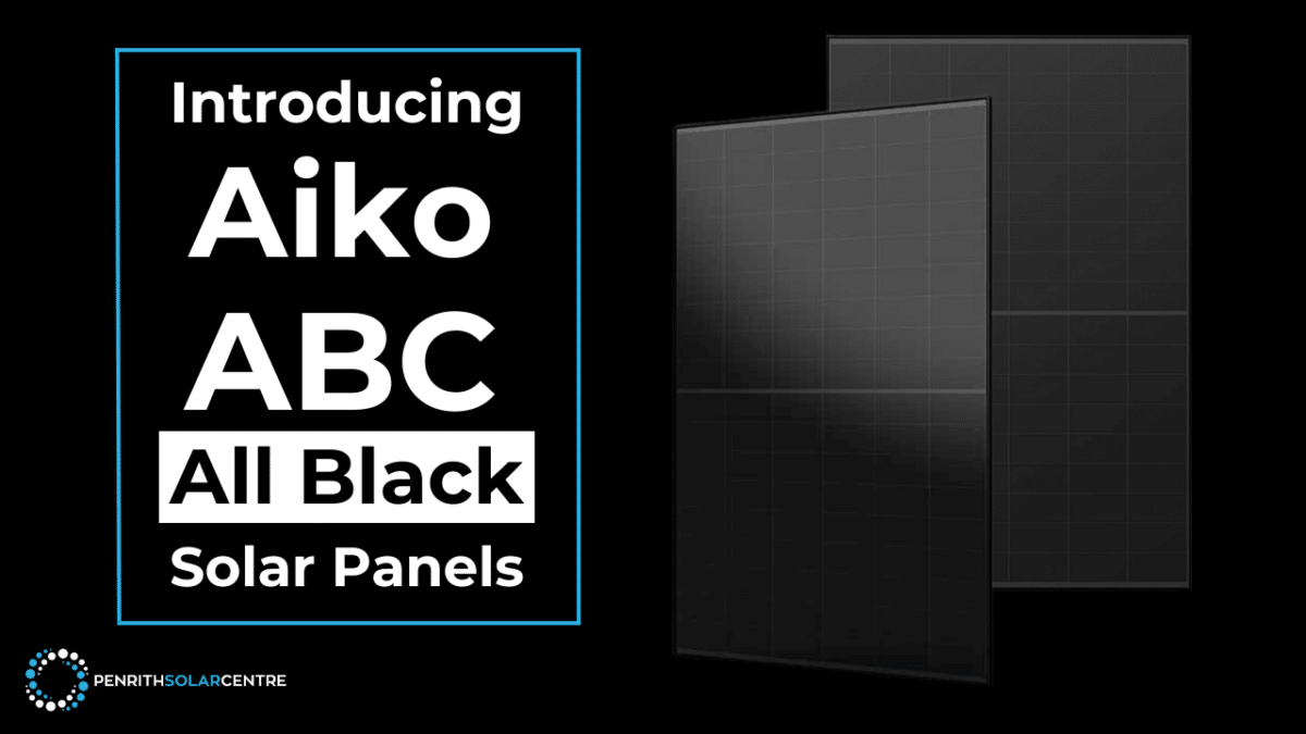 Everything Aiko Neostar N-Type ABC All Black Solar Panels | PSC